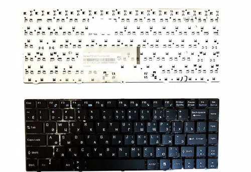Клавиатура для MSI CR420 черная с черной рамкой