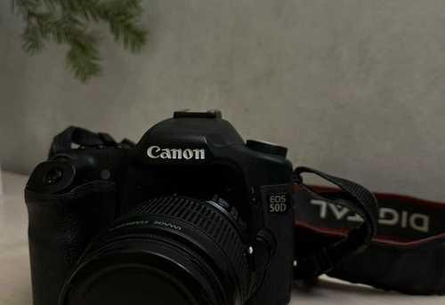 Зеркальный фотоаппарат canon 50D kit