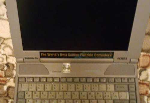 Винтажный ноутбук Toshiba