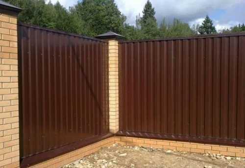 Забор металлический качественно качественно