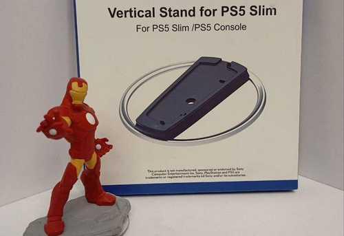 Вертикальная подставка для PS5 Slim Реплика Новая