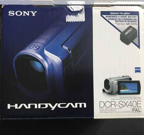 Видеокамера Sony DCR-SX40E