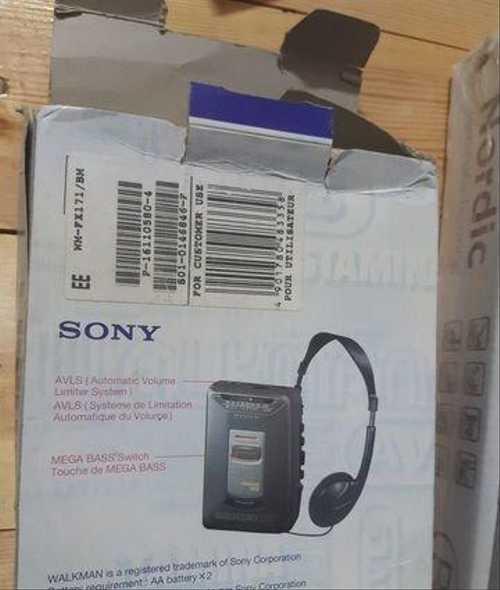Плейер Sony Walkman кассетный