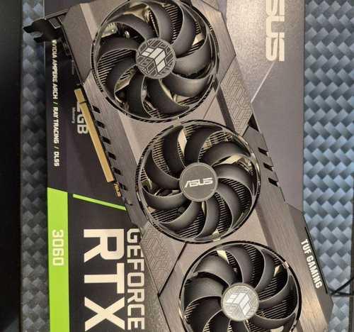 Видеокарта Asus RTX3060 12GB TUF Gaming OC