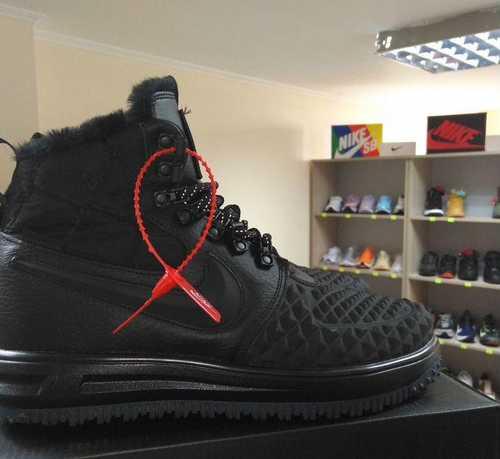 Nike air force 1 lf1 duckboot 17 black Зимние