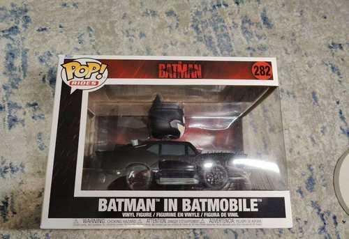 Funko pop rides batman in batmobile новый