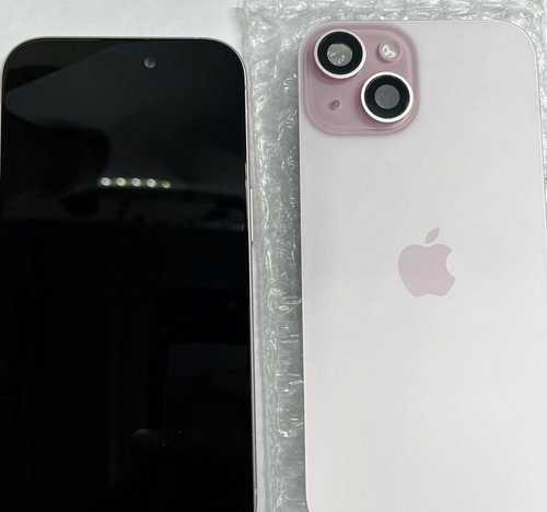 Дисплей iPhone 15 pink разбор