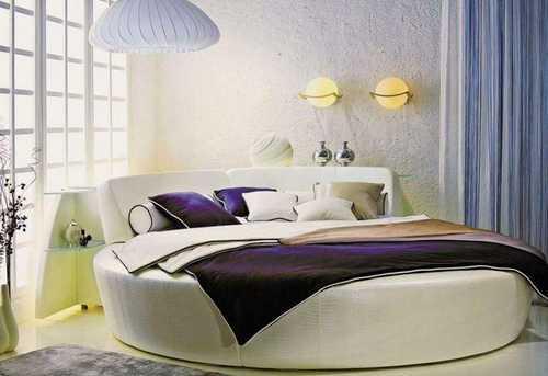 Кровать двухспальная круглая