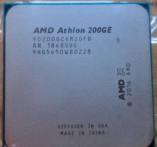 AMD Athlon 200GE (Socket AM4 / 2(4) Core)