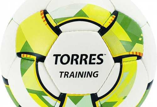 Мяч футбольный "torres Training" р.5 бело-зеленый