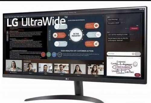 34" Монитор LG 34WP500-B черный