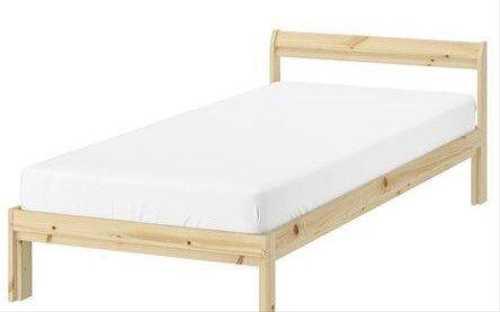 Кровать с реечным дном 90х200 IKEA нейден