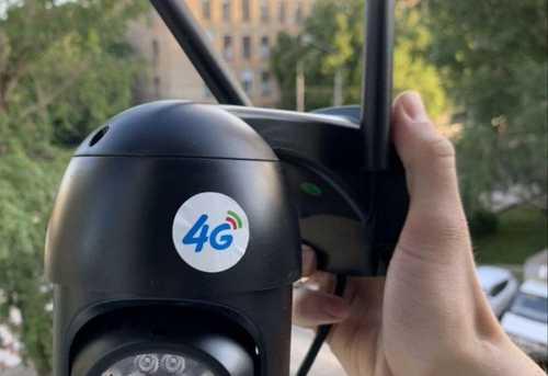 Поворотная 4G камера видеонаблюдения