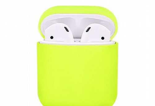 Чехол для AirPods 2 силиконовый (желтый)