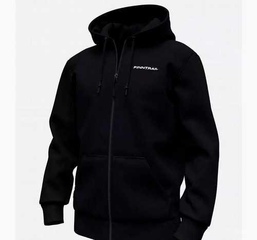 Толстовка Finntrail Logo Zip 6825 Black