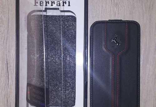 Кожаный чехол Ferrari на samsung s5 mini