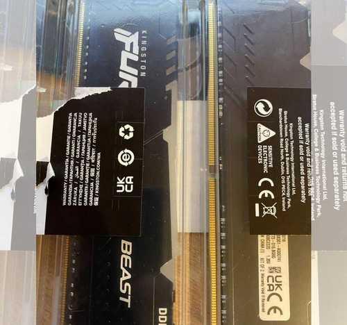 Оперативная память ddr4 2x8 kingston fury