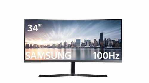 Новый 34" монитор Samsung изогнутый 100Hz 21:9