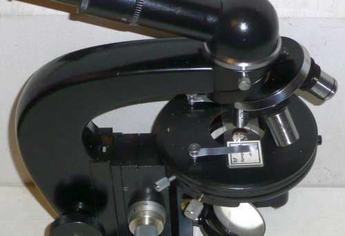 Винтажный лабораторный микроскоп Carl Zeiss