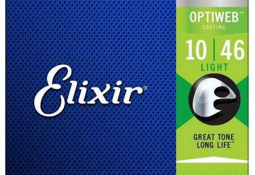 Струны Elixir 19052 OptiWeb Light 10-46