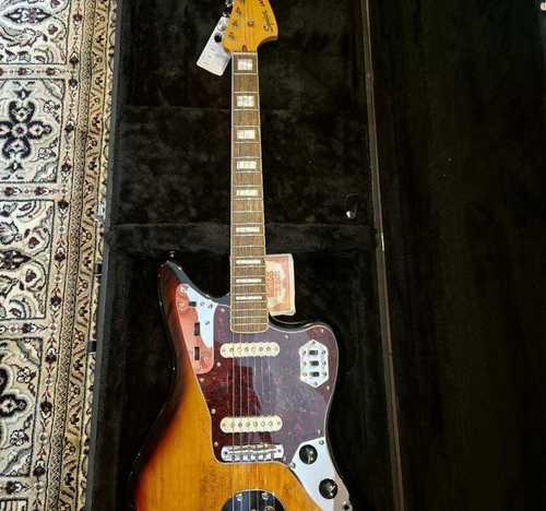 Электрогитара fender squier jaguar deluxe