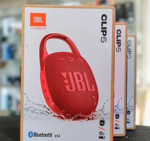 Беспроводная акустика JBL Clip 5 Red