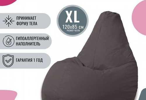 Кресло-мешок Груша XL Дюспо Темно-серый
