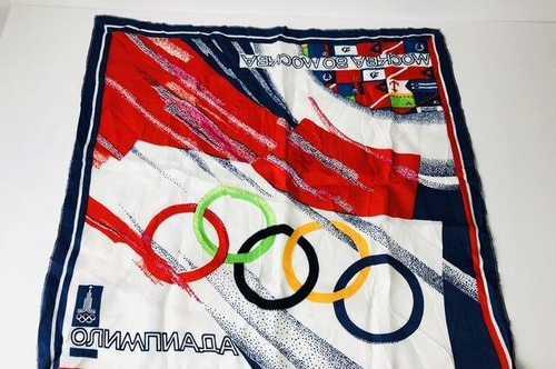 Платок винтаж Олимпиада 80 СССР