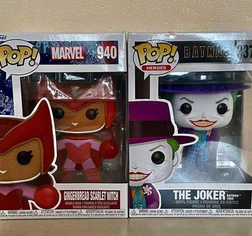 Funko pop Joker и Scarlet Witch (Holiday)