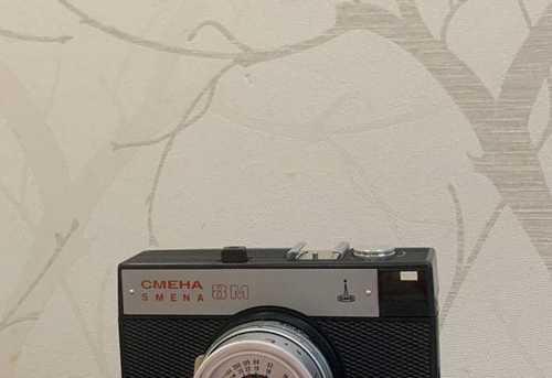 Пленочный фотоаппарат смена 8м + пленка чб