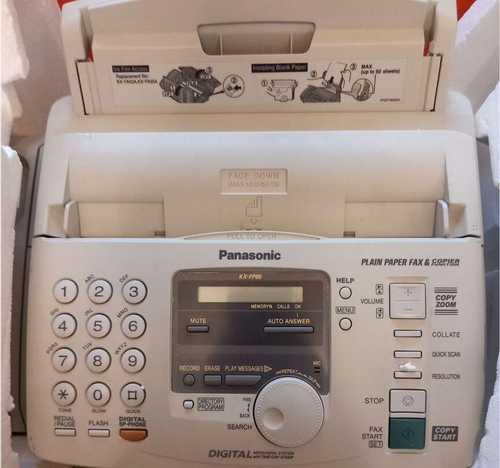 Факс panasonic kx fp88rs новый