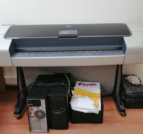 Плоттер HP DesignJet T1100 с снпч