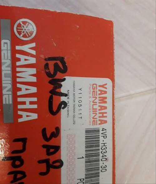 Новый задний поворотник на Yamaha BWS100