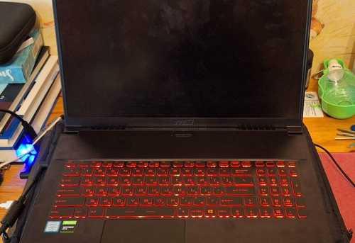 Игровой ноутбук MSI GF75 Thin 9scsr-453XRU 17,3