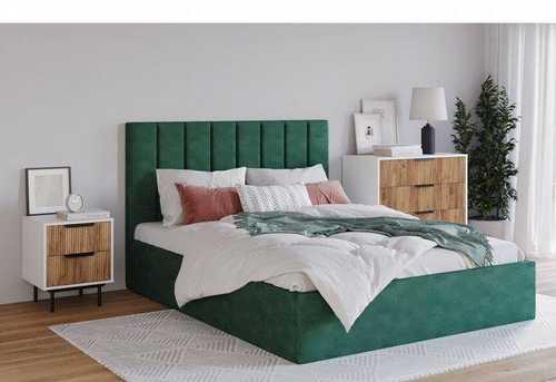 Кровать Вега-Floor 160 Velvet Emerald