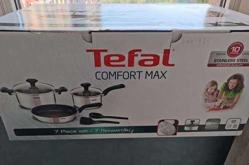 Tefal набор из 7 предметов Сковорода Ковш Кастрюля