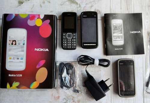 Телефон Nokia 5228 полный комплект Венгрия
