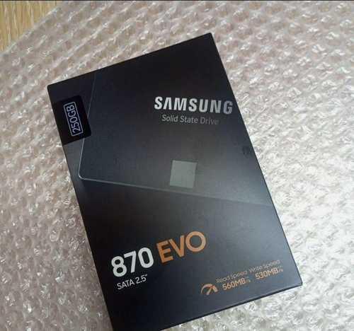 Накопитель SSD 250GB Samsung 870 EVO (MZ-77E250BW)