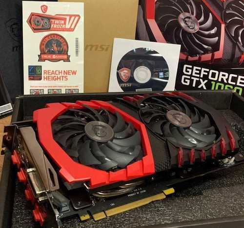 Msi gtx 1060 gaming x 6g Пломба, полный комплект