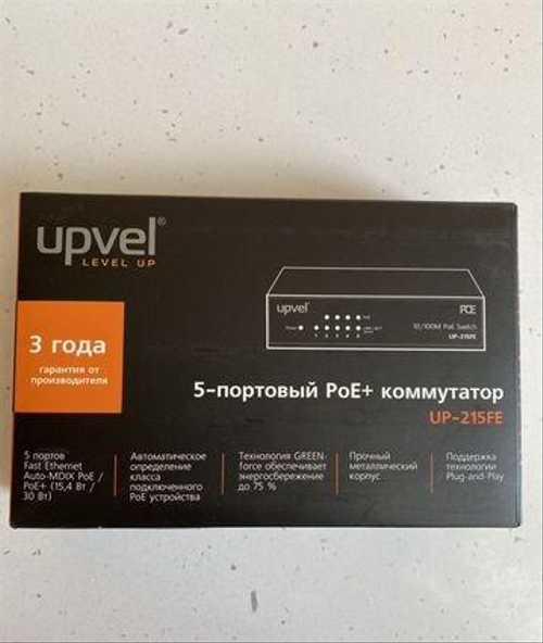 Коммутатор upvel UP-215FE 5x10