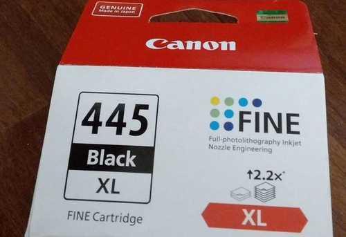 Картридж 445 XL Black для Canon