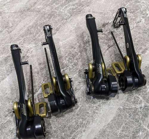 Тормоза Shimano Deore LX gold