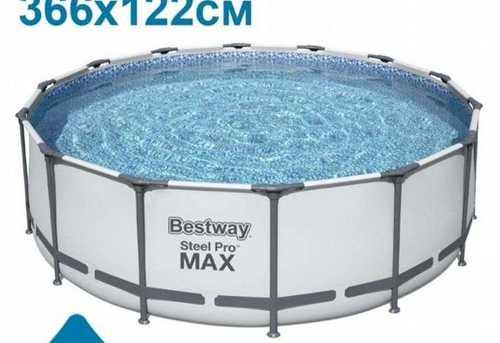Каркасный бассейн bestway 366х122 (полный комплект