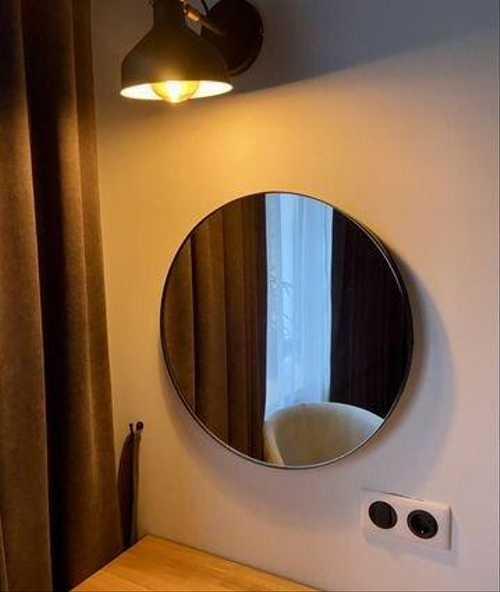 Зеркало круглое D 55 в стиле Loft