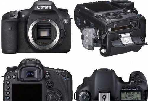 Зеркальный Canon 7D большой комплект