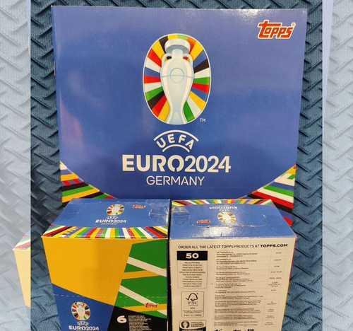 Блок наклеек Topps Euro 2024