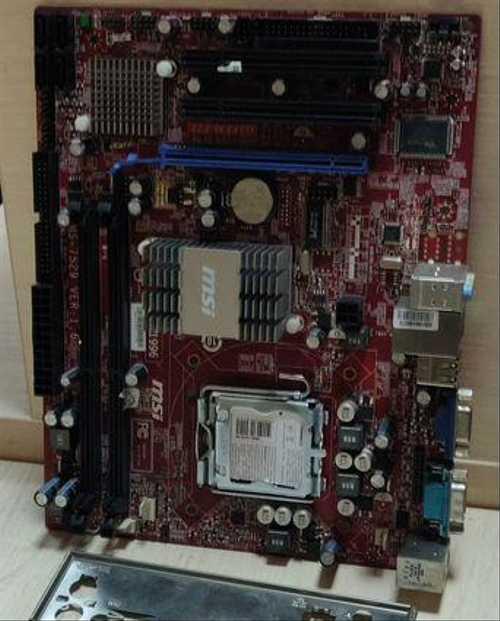 Мат. плата MSI MS-7529 G31TM-P21 LGA775 mATX 2DDR2
