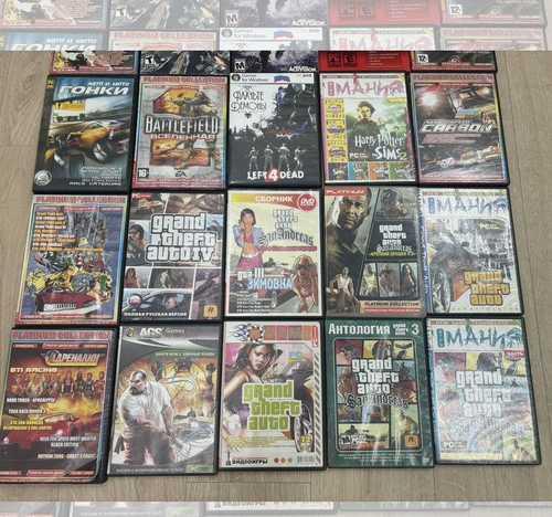 Dvd игры диски компьютерные пк игры двд GTA итп