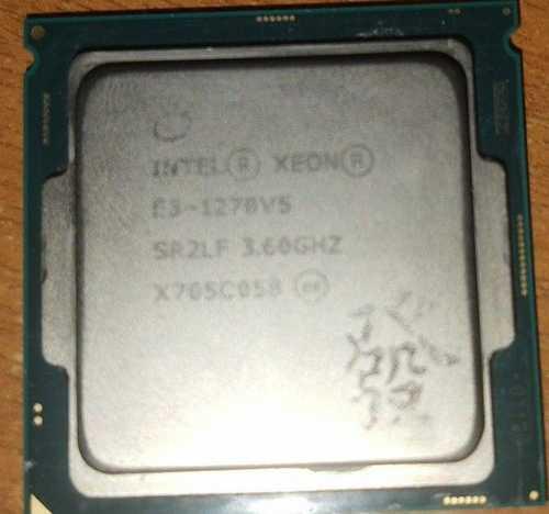 Процессор xeon e3 1270v5