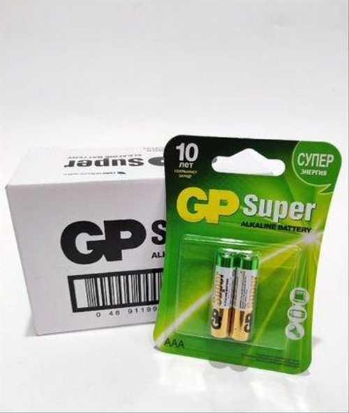 Батарея AAA GP Super Alkaline 24A LR03 (2шт)